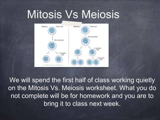 Mitosis vs. Meiosis vs. Binary Fission Powerpoint 5 - Hira Zahid | PPTX