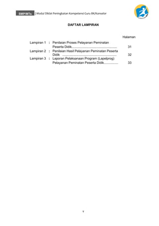 Modul Pelayanan Peserta Didik | PDF