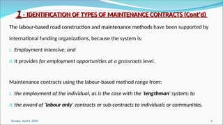 BASIC ROUTINE MAINTENANCE OF FEEDER ROADS.ppt