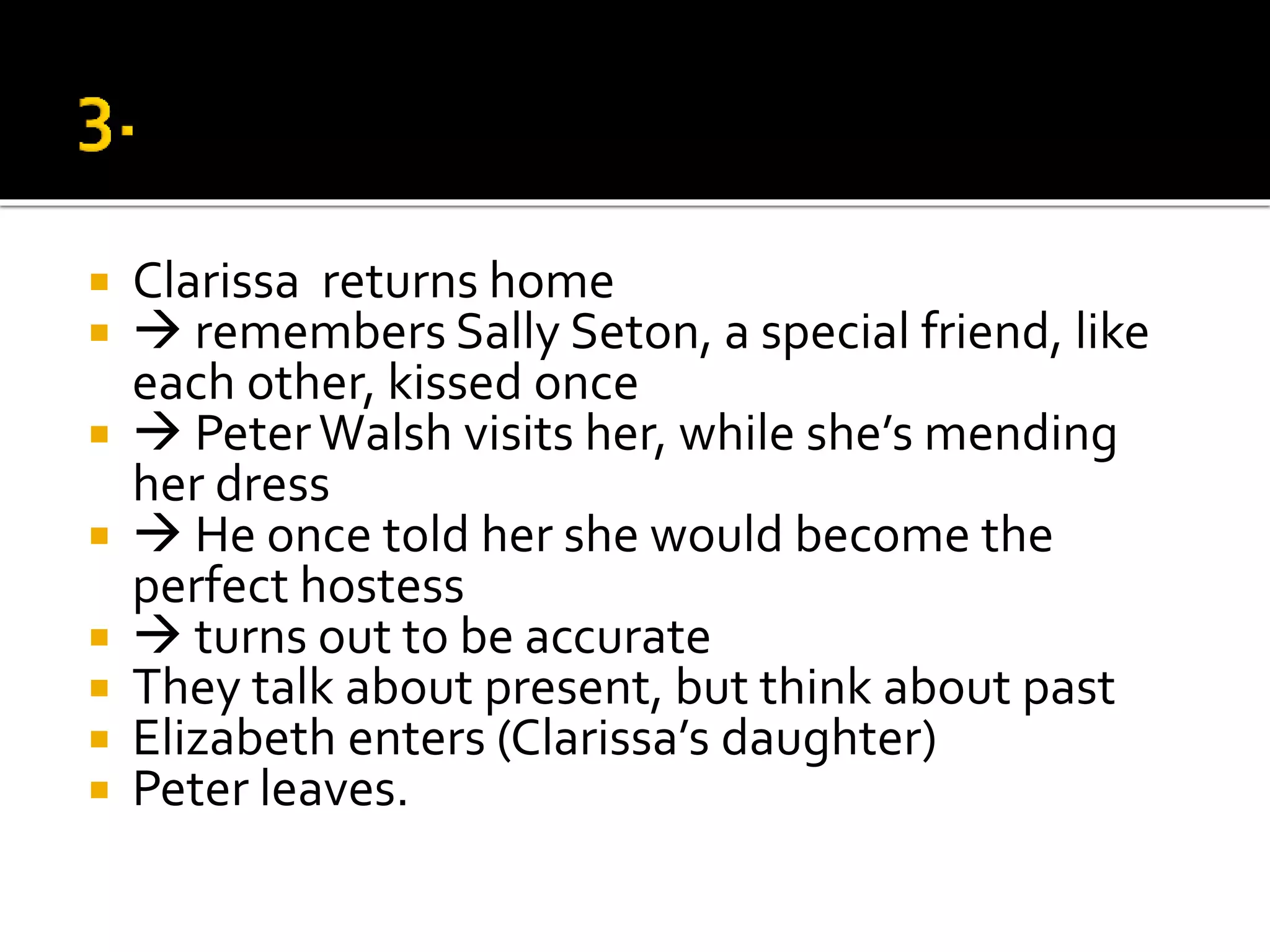5 mrs dalloway summary | PPT