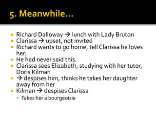 5 mrs dalloway summary | PPT