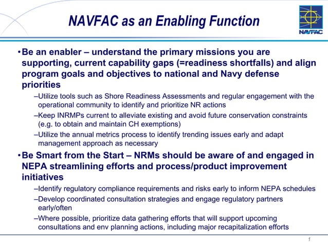 NAVFAC as an Enabling Function | PDF