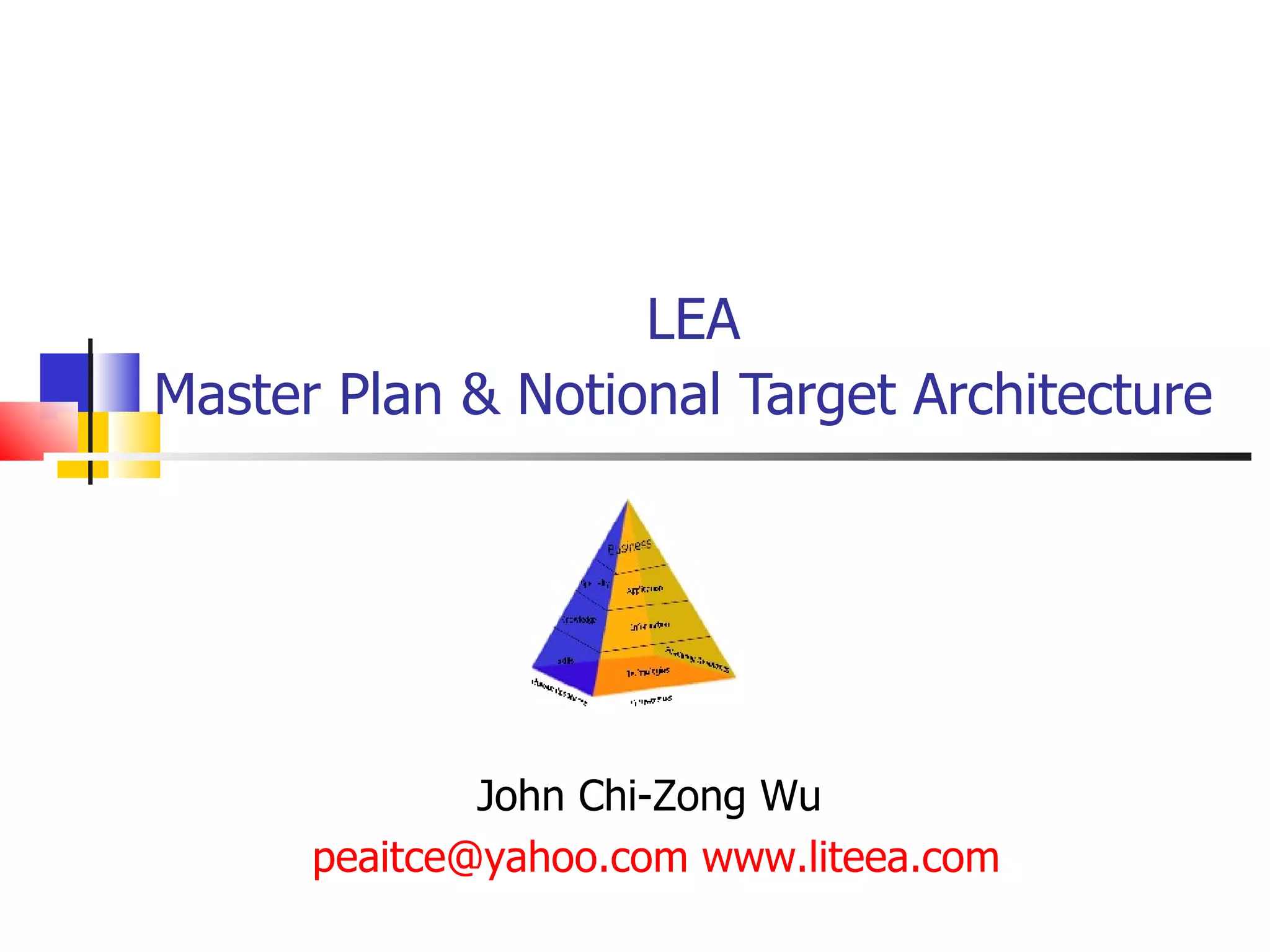 Master Plan and Notional Target Architecture | PPT