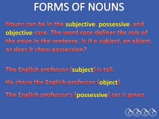 5 nouns | PPT