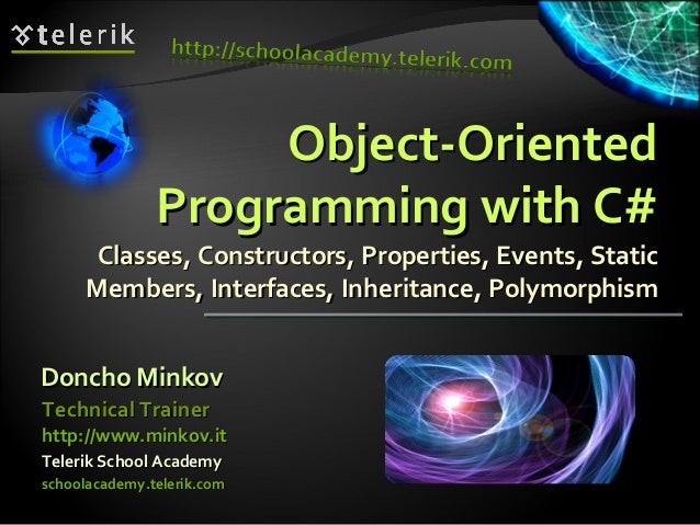 Object Oriented Programming With C