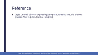 5-Object Oriented Analysis (Object Oriented Software Engineering - BNU Spring 2017) | PPT