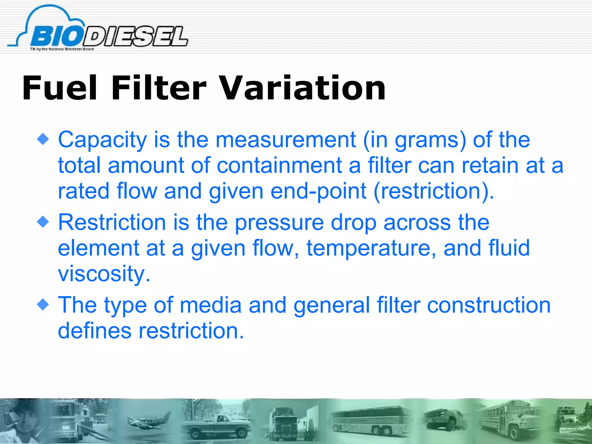 Biodiesel Fuel Filtration | PPT