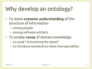 Semantic Web - Ontology 101 | PPT