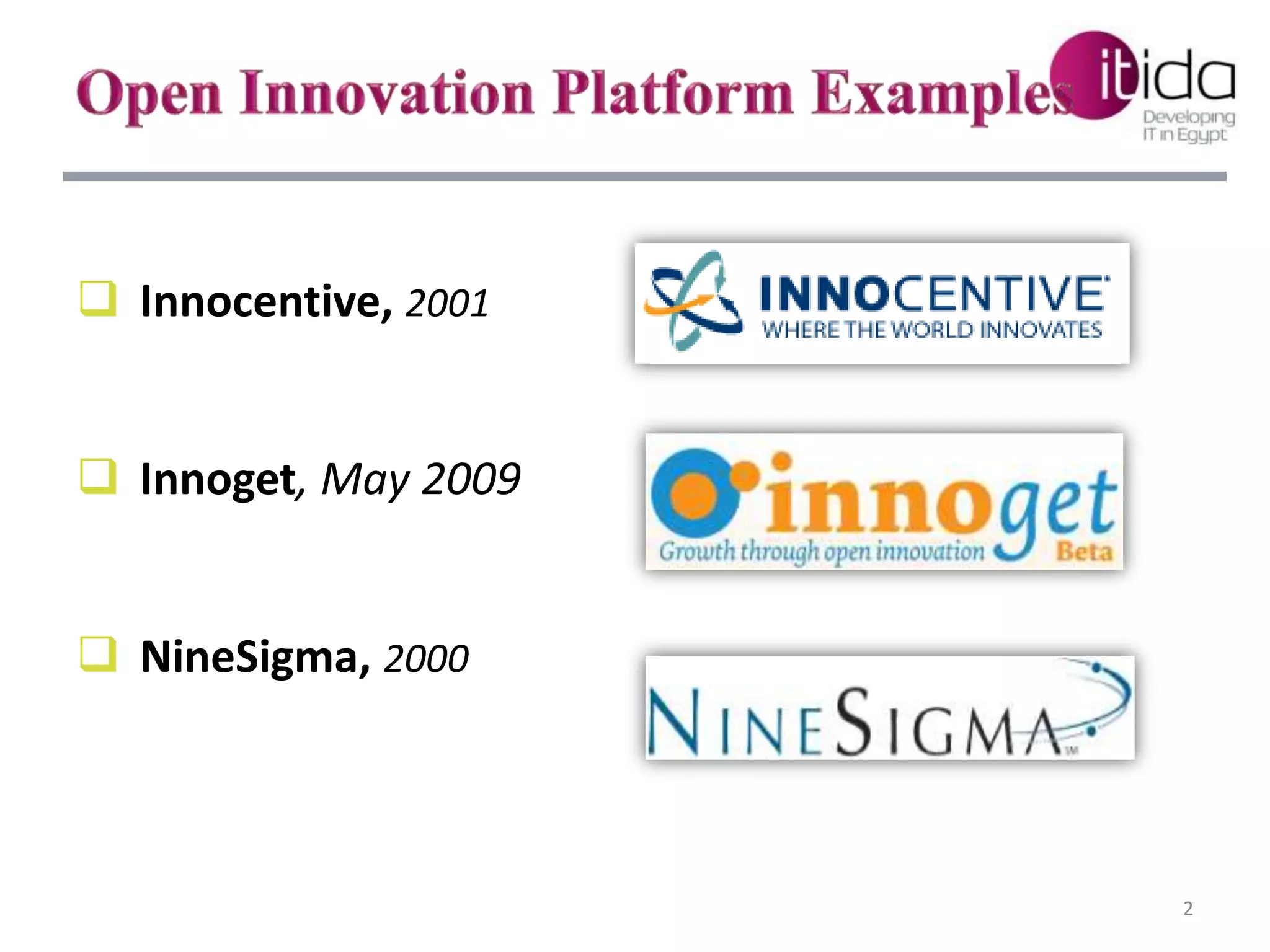 Open innovation platforms | PPTX