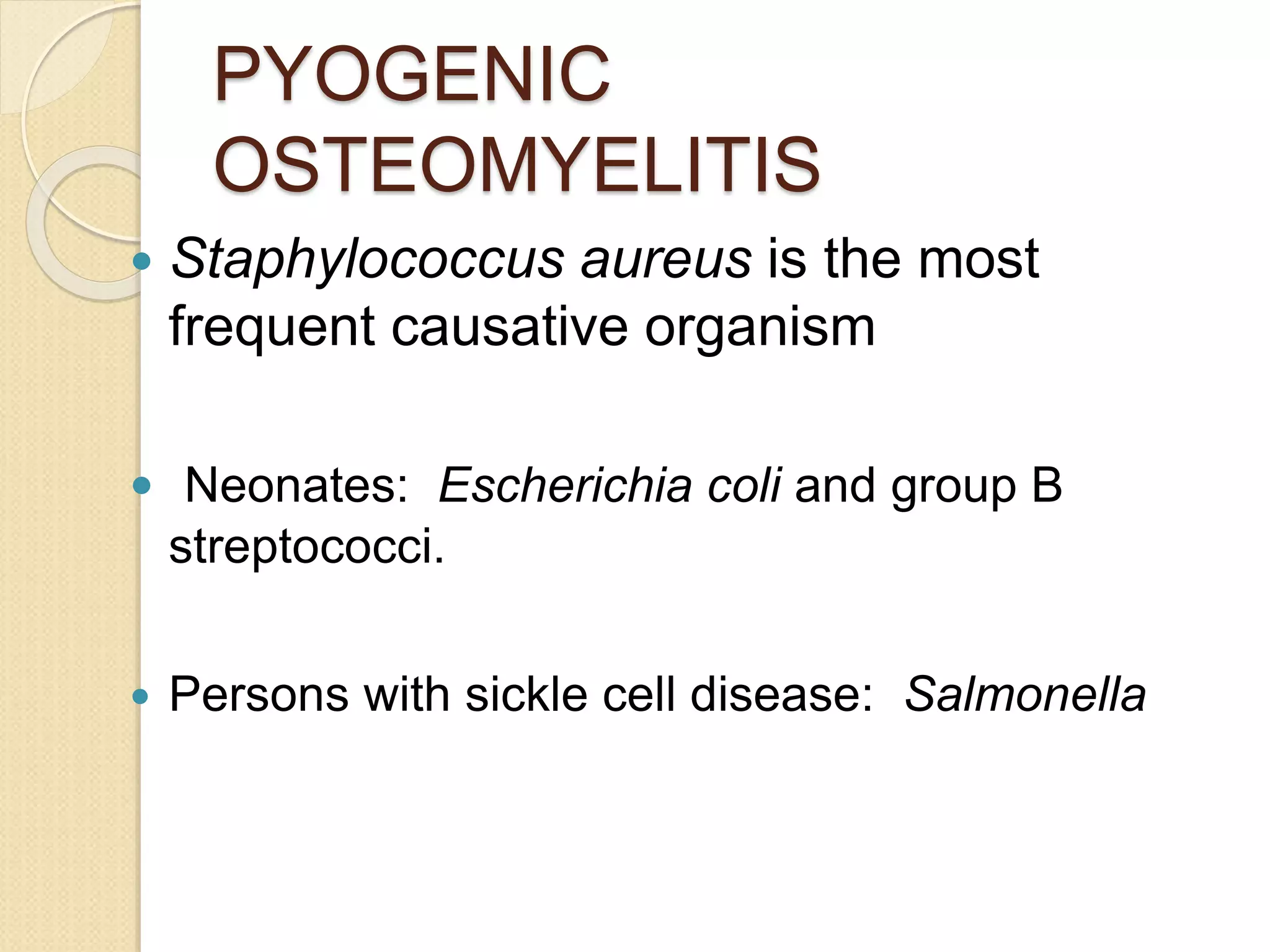 5-OSTEOMYELITIS and SEPTIC ARTHRITIS.ppt | Bone and Joint Conditions ...
