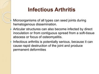 5-OSTEOMYELITIS and SEPTIC ARTHRITIS.ppt | Bone and Joint Conditions ...