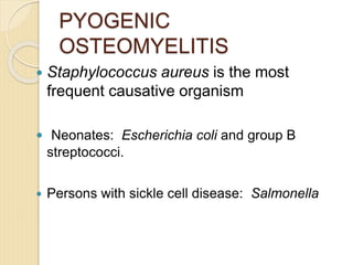 5-OSTEOMYELITIS and SEPTIC ARTHRITIS.ppt