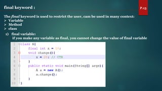 5- Overriding and Abstraction In Java | PPTX | Programming Languages | Computing