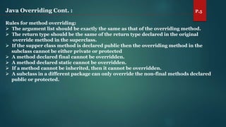 5- Overriding and Abstraction In Java | PPTX | Programming Languages | Computing