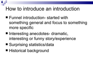 5 para essay structure | PPT