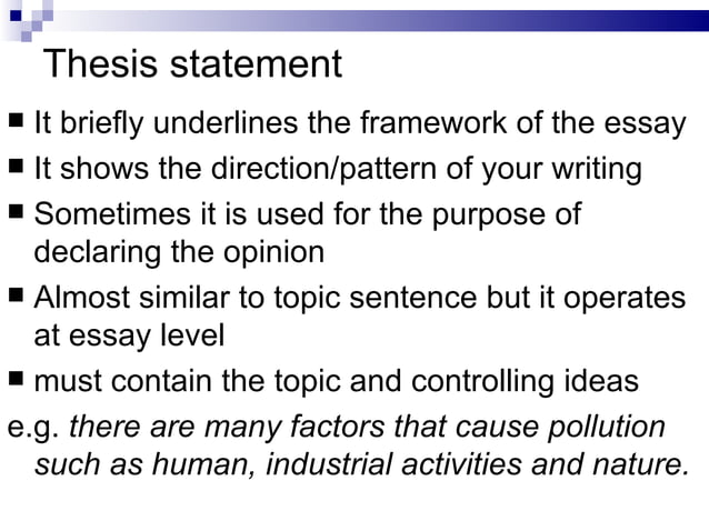 5 para essay structure | PPT