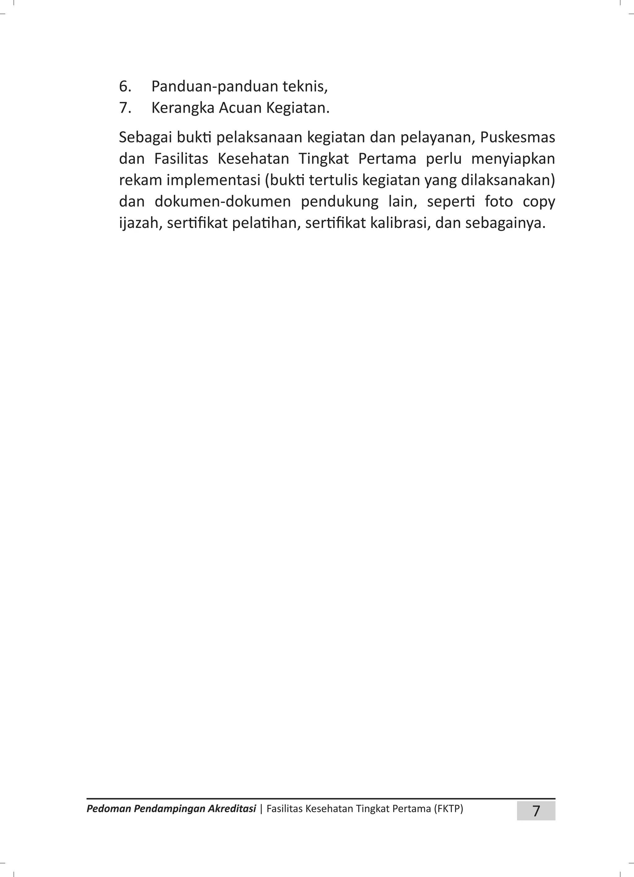 Pedoman penyusunan dokumen akreditasi | PDF