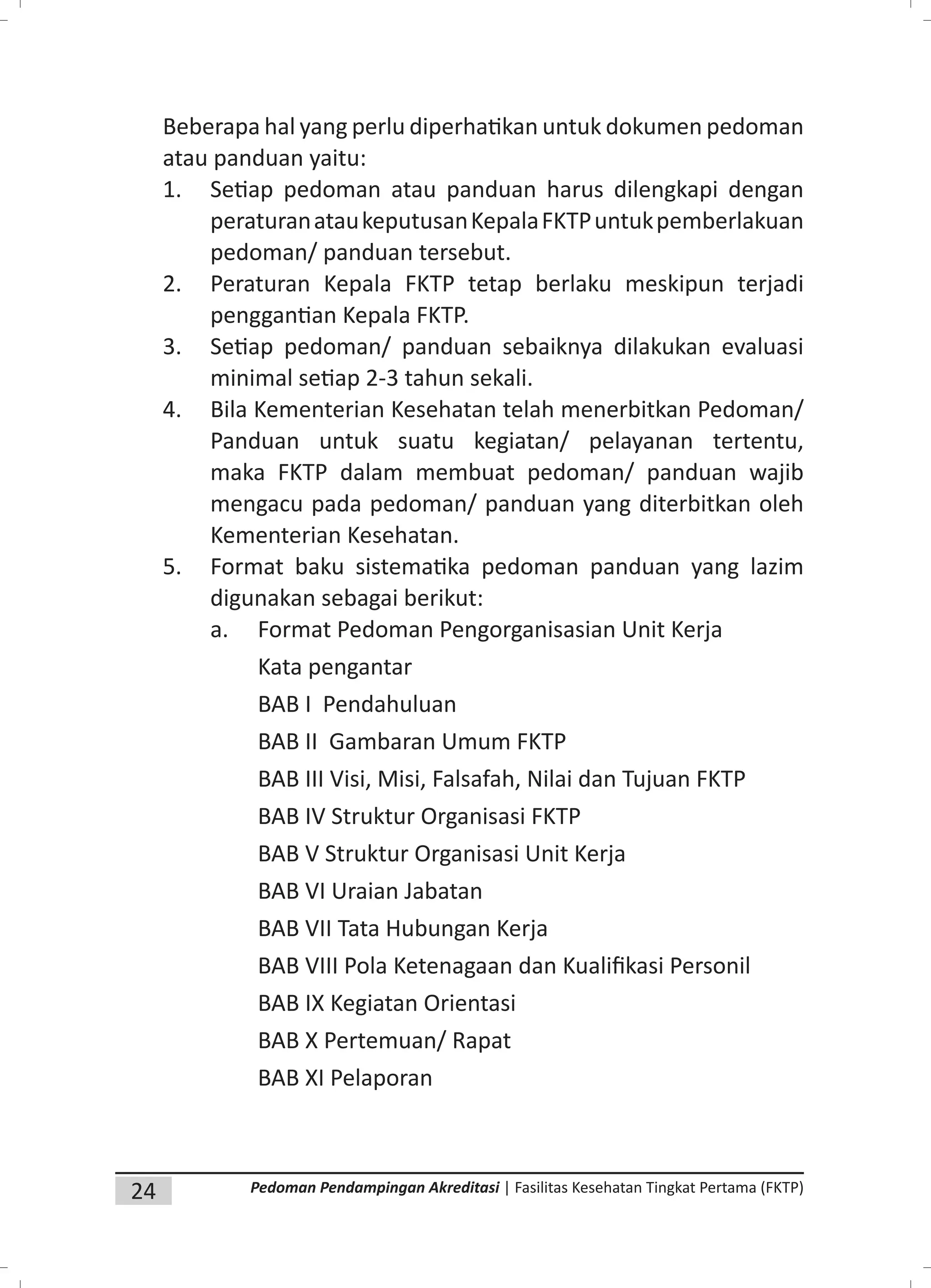 Pedoman penyusunan dokumen akreditasi | PDF