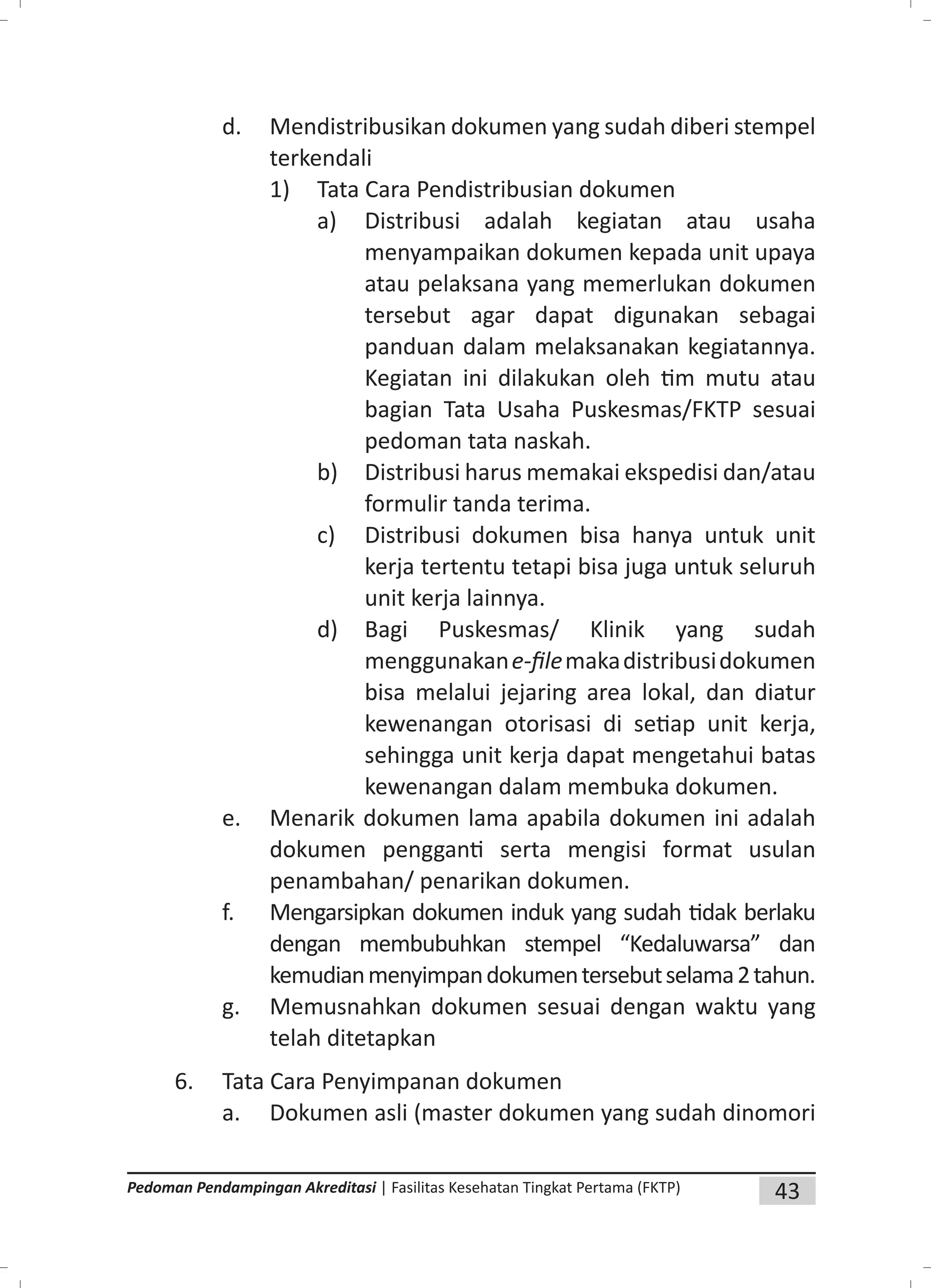 Pedoman penyusunan dokumen akreditasi | PDF