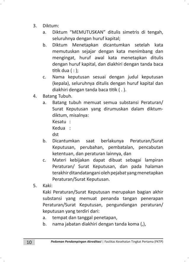 Pedoman penyusunan dokumen akreditasi | PDF