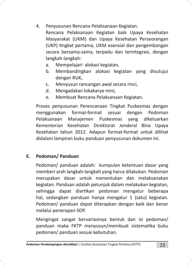 Pedoman penyusunan dokumen akreditasi | PDF