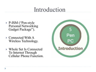 5-pen-pc- technolgy presentation of technical seminar | PDF | Computer Peripherals | Computing