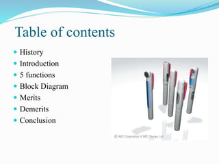 5 pen-pc-technology-powerpoint-presentation.ppt (1) | PPTX | Computer Peripherals | Computing