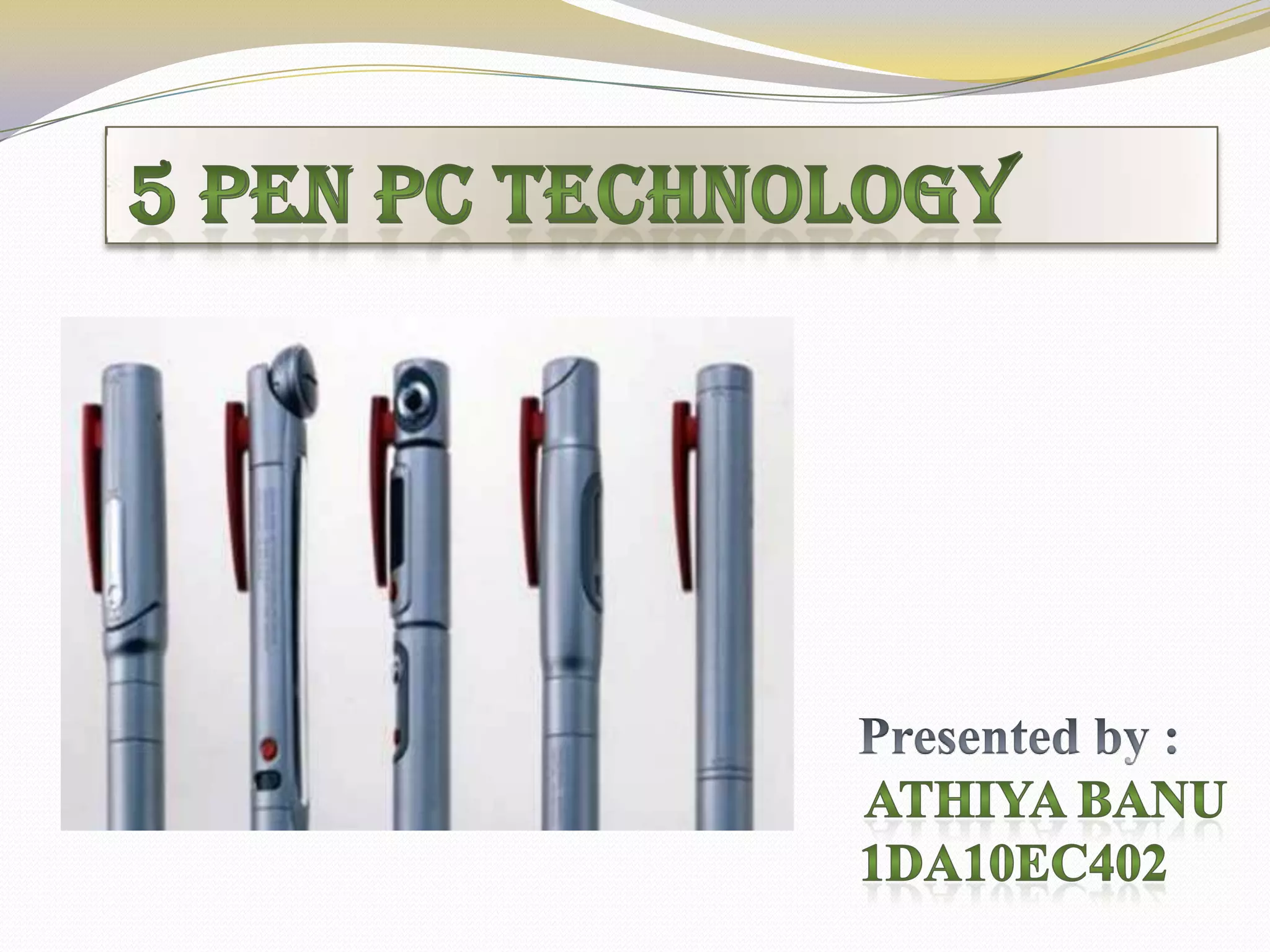 5 pen-pc-technology complete ppt | PPTX