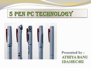 5 pen-pc-technology complete ppt | PPTX