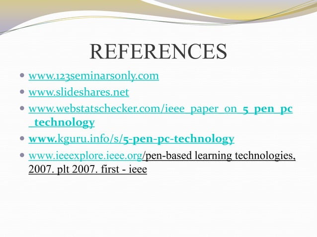 5 pen-pc-technology complete ppt | PPTX | Computer Peripherals | Computing