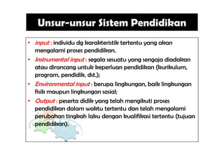 5.pendidikan sistem | PDF