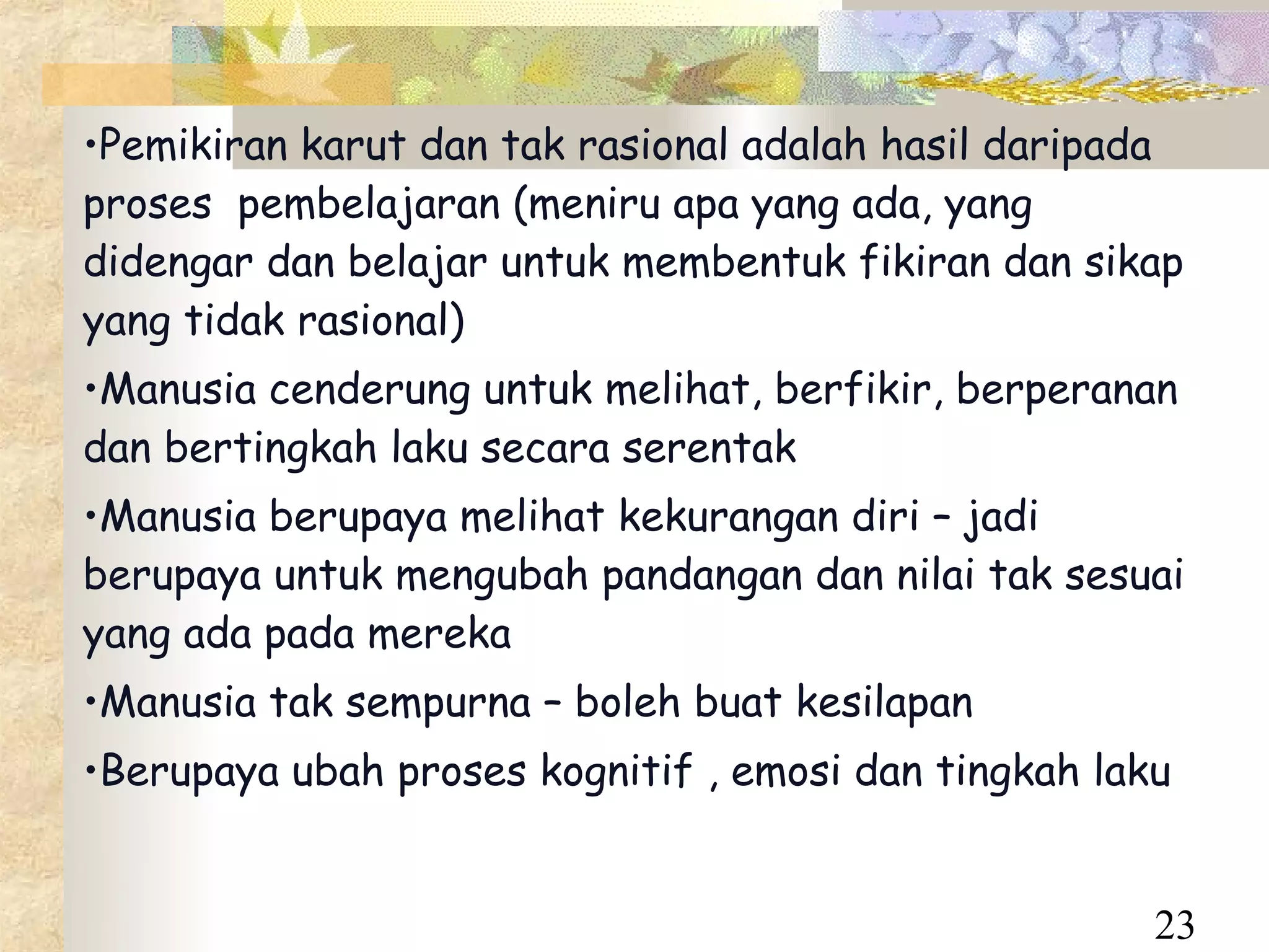 5.pengenalan teori kaunseling | PPT