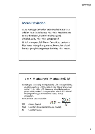 5. pengukuran variabilitas | PDF