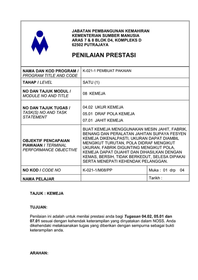 5 penilaian prestasi | PDF