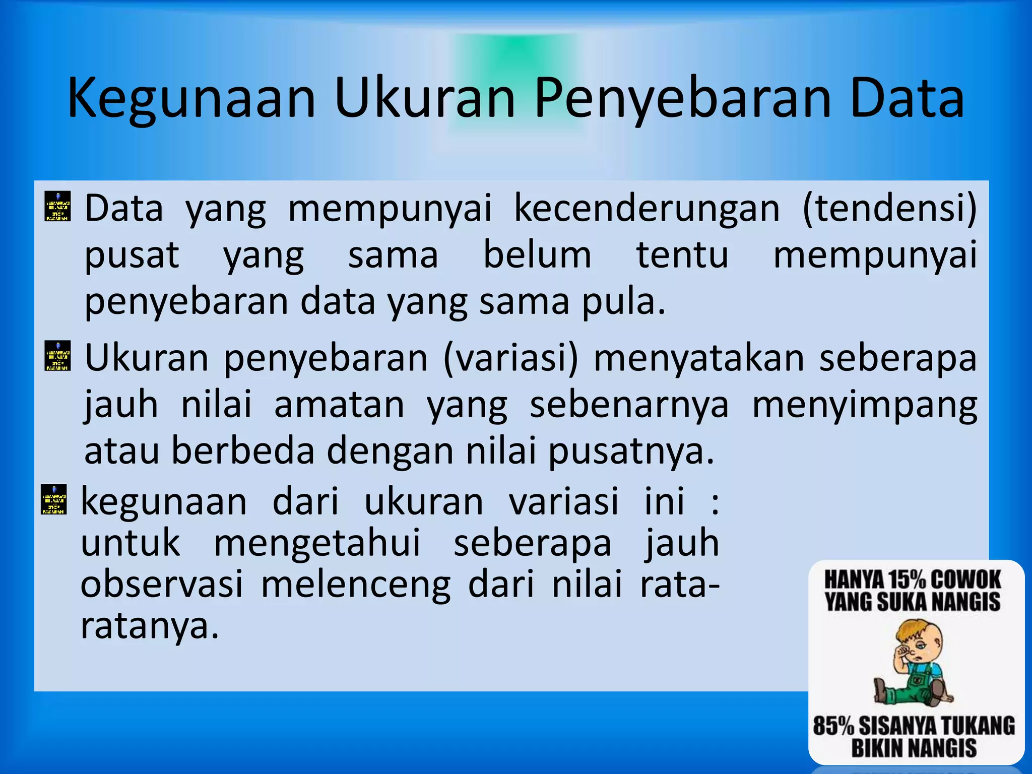 ukuran penyebaran data | PPTX