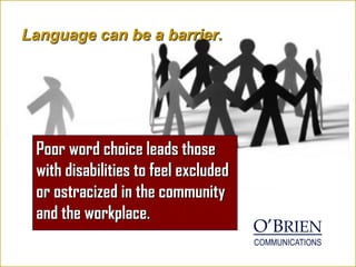 Diversity & Disabilities: People-First Language | PPT
