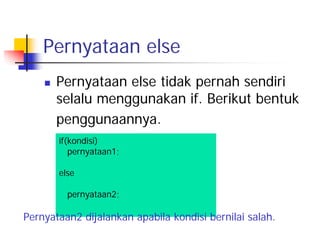 Pernyataan if-else dalam C++ | PDF