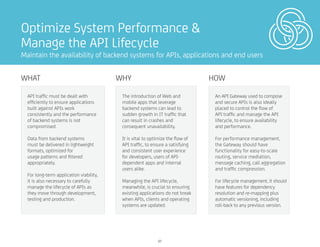 5 pillars of API Management | PDF