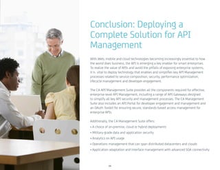 5 pillars of API Management | PDF