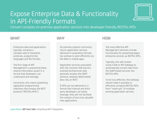 5 pillars of API Management | PPT