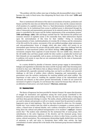 5 political theories | DOC | Civic affairs | Politics