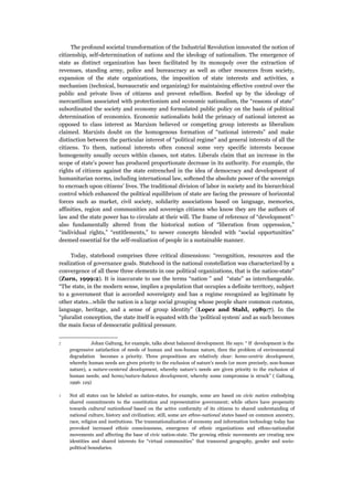 5 political theories | DOC | Civic affairs | Politics