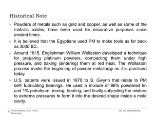 5. powder metallurgy | PPTX