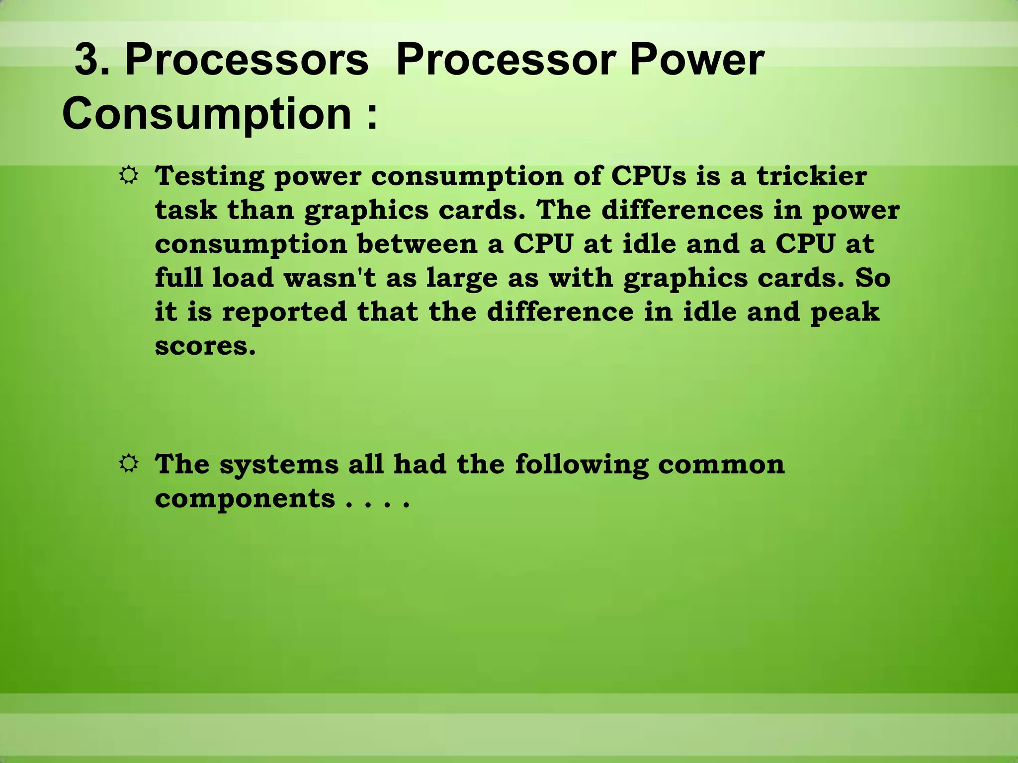 Power Management in Green Computing | PPTX