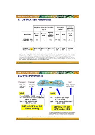 Practical experiences and best practices for SSD and IBM i | PDF