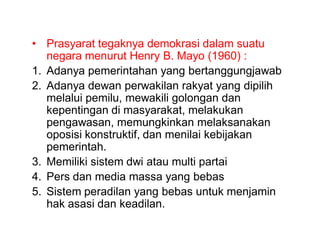 5 prinsip-dan-model-demokrasi-dalam-pemerintahan | PDF
