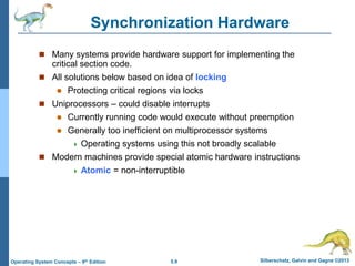 5 process synchronization | PDF
