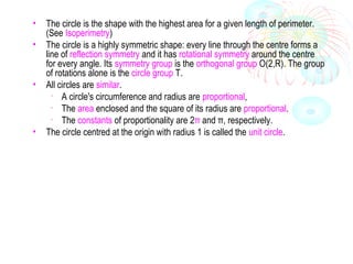 properties of circle | PPT