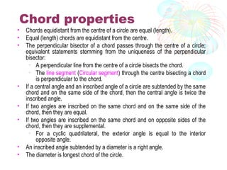 properties of circle | PPT