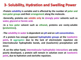 Physico-chemcial Properties of proteins | PDF